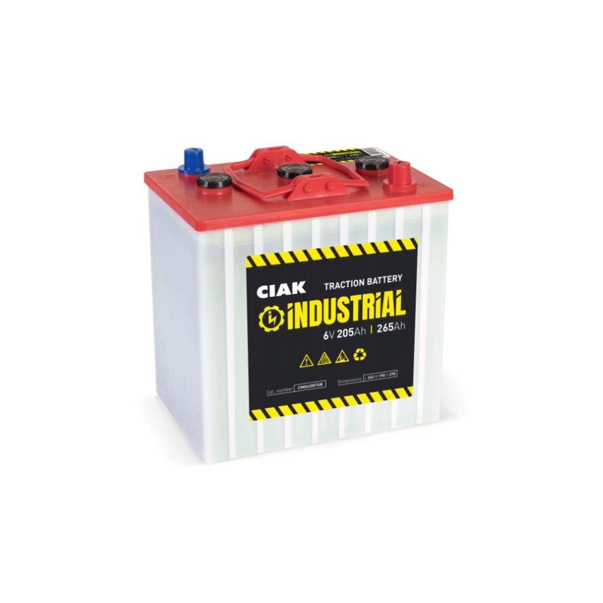 TRAKCIJSKA BATERIJA CIAK INDUSTRIAL 6V- 205AH/265AH (C5/C20) TUBULAR ...