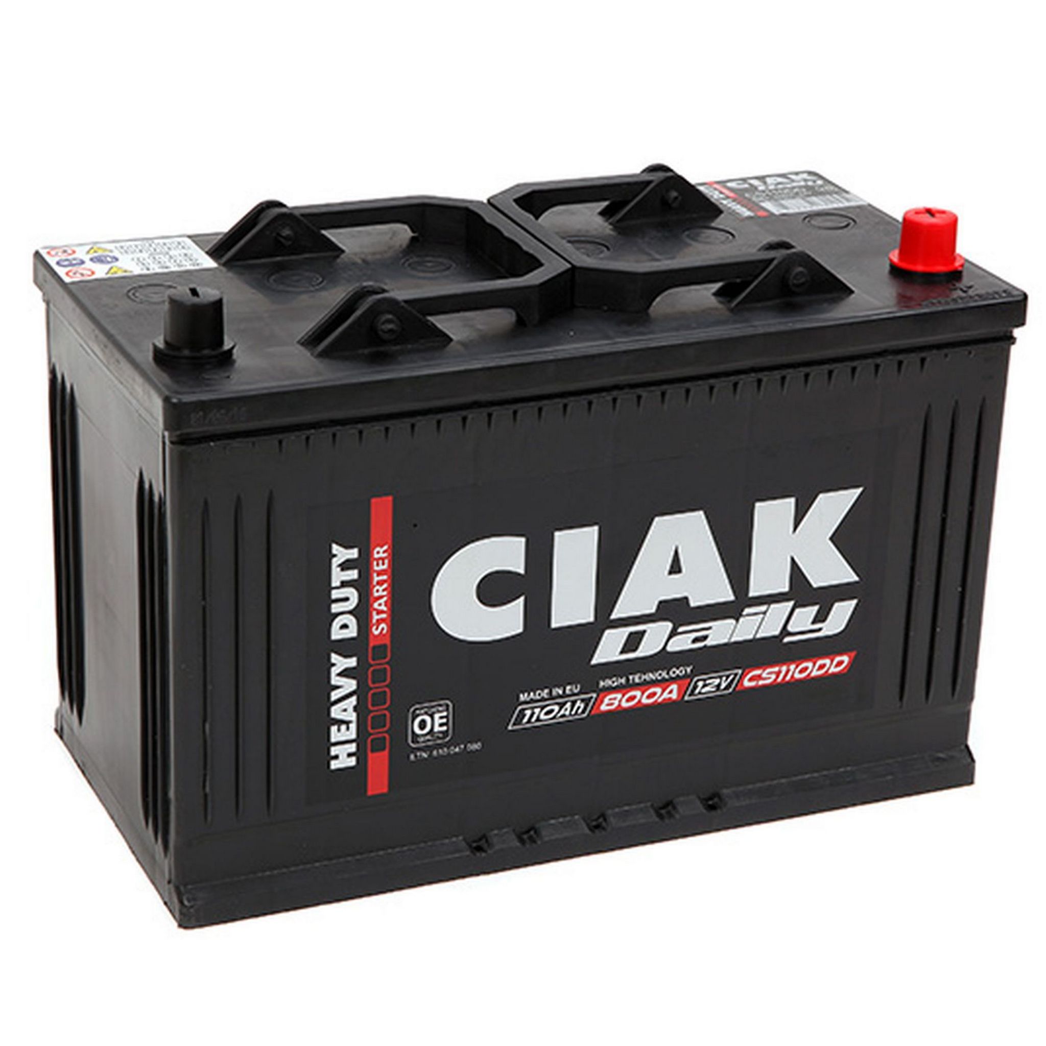 AKUMULATOR CIAK TRUCK DAILY 12V-110 AH D+ - CIAK Tools