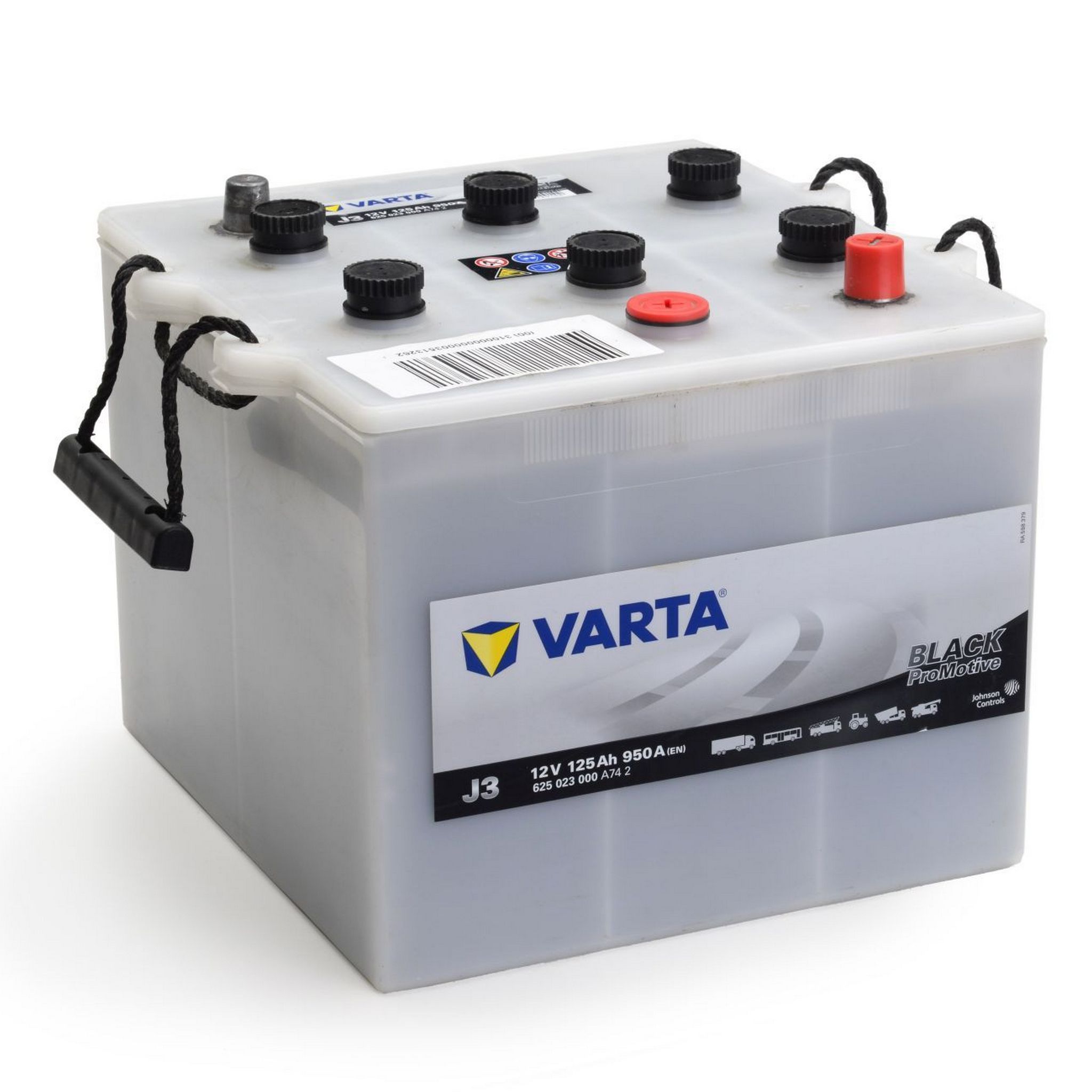 AKUMULATOR VARTA J3 PRO MOTIVE BLACK 12V-125 AH X - CIAK Tools